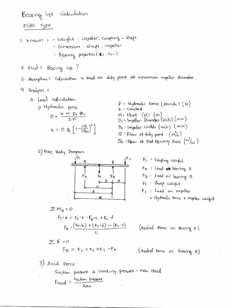 Bearing Formula | PDF