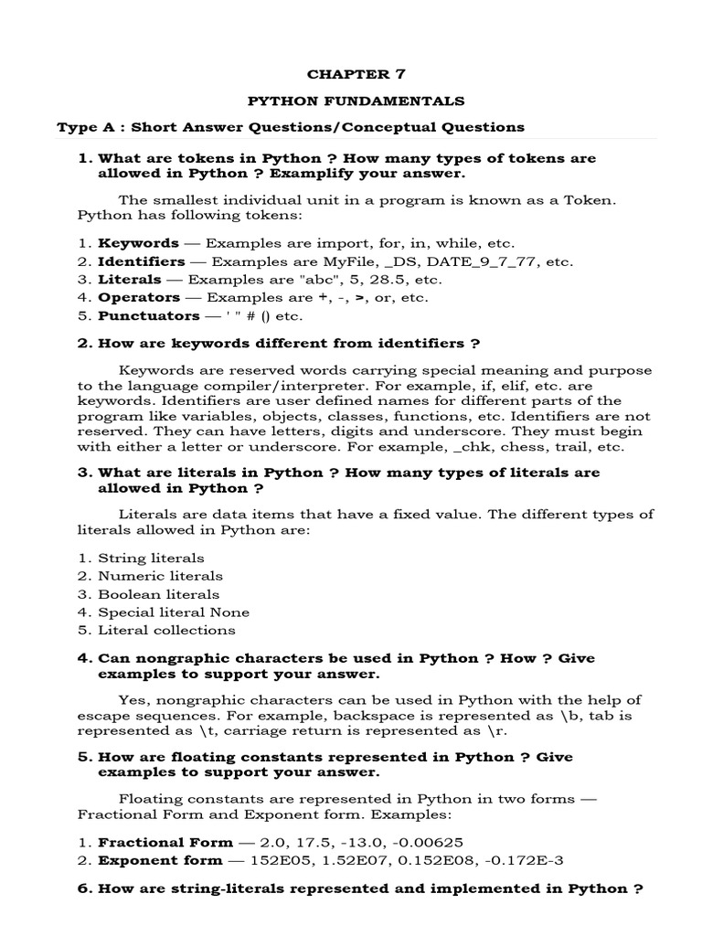 CHAPTER 7 Python Fundamentals-1 | PDF | Parameter (Computer Programming ... CHAPTER 7 Python Fundamentals-1 | PDF | Parameter (Computer Programming ...