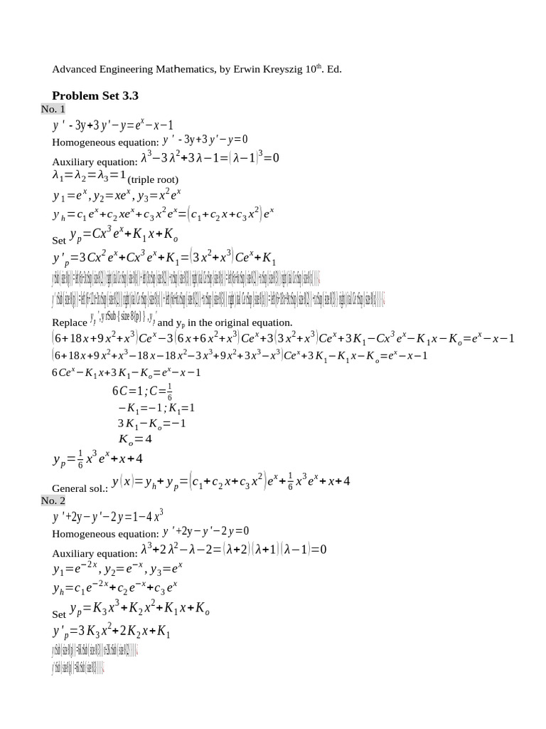 CH3-3 | PDF | Mathematics | Equations