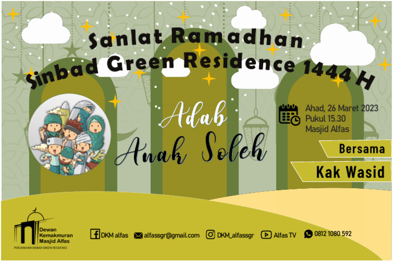 Backdrop Kajian Anak Kak Wasid 2023 FINAL | PDF
