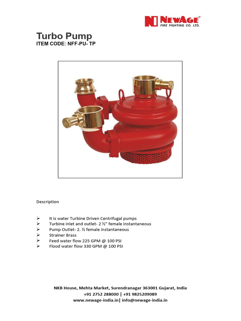 Turbo Pump | PDF
