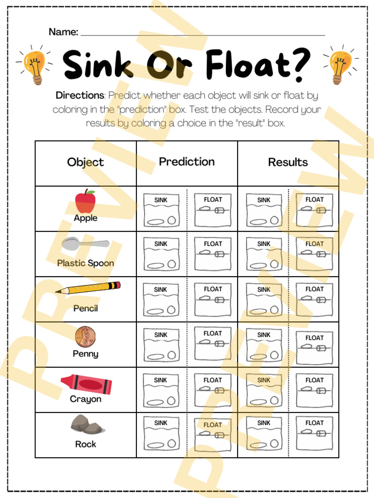 document sink float | PDF