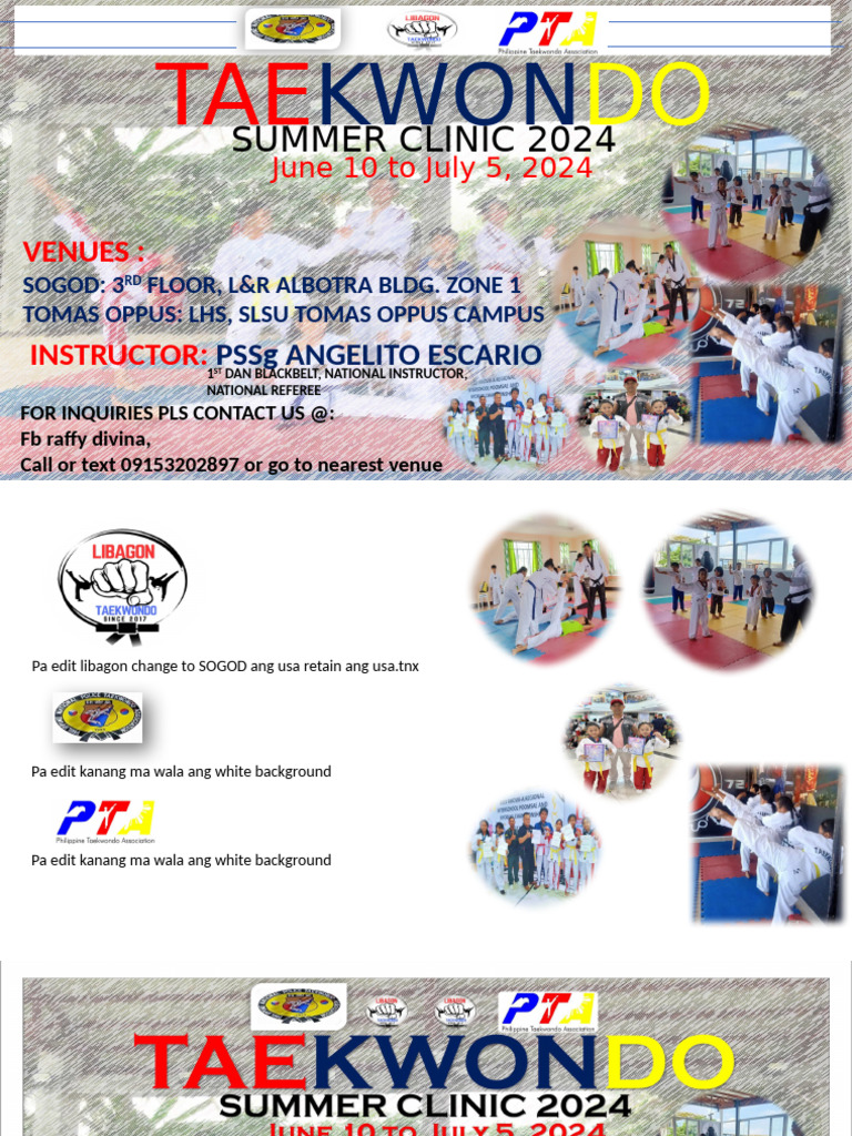 TKD Summer Tarp 2024 | PDF