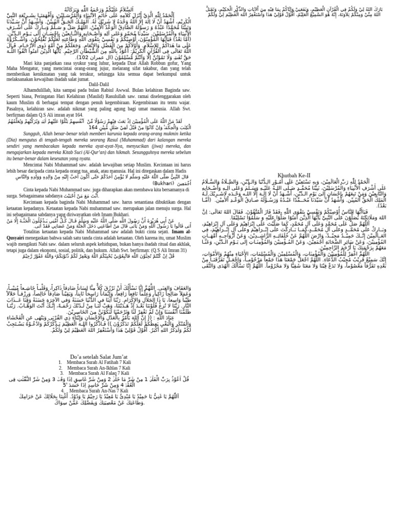 Khutbah Juma't(210624) | PDF