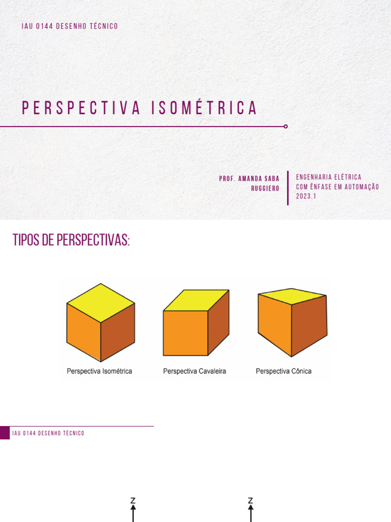 Perspectiva Isométrica | PDF