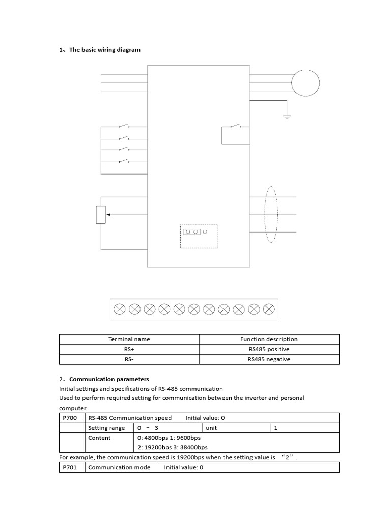RS-485 Communication Guide | PDF | Electric Motor | Ascii