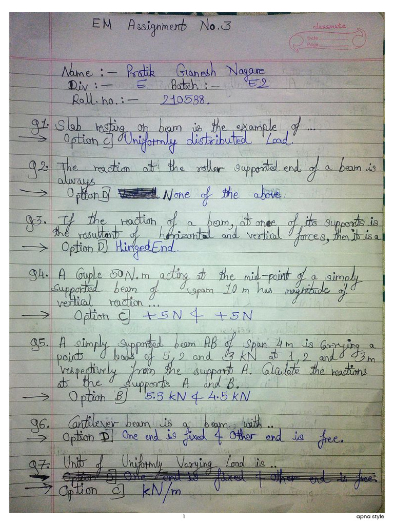 210538 Pratik Nagare EM Assignment No.3 | PDF