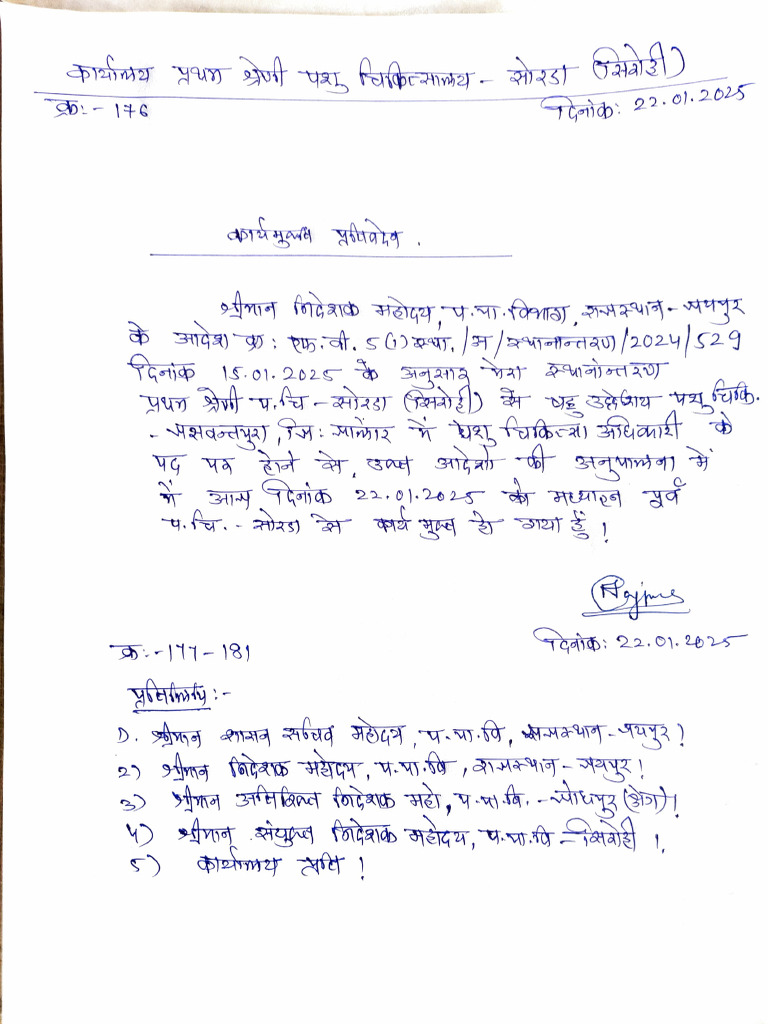 DR Habib Relieve Order | PDF