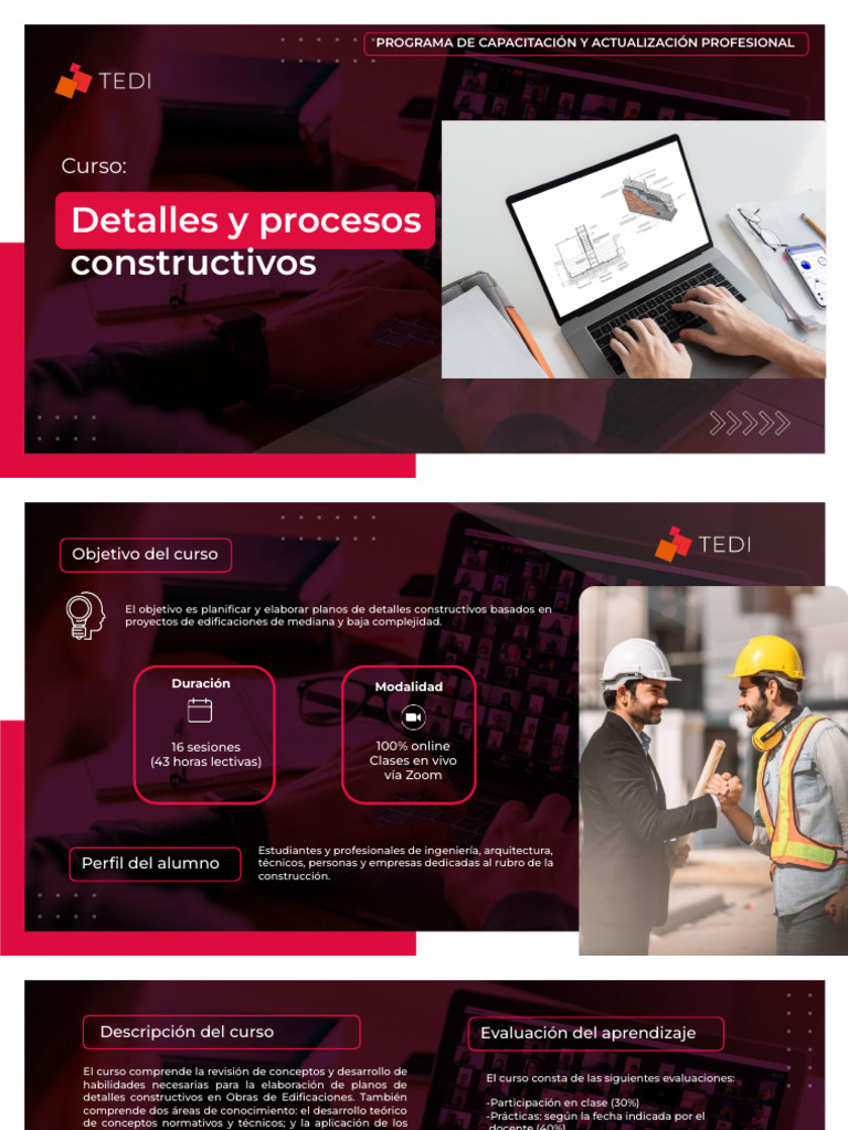 Detalles y Procesos Constructivos | PDF | Carpintería | Ingeniería de Edificación