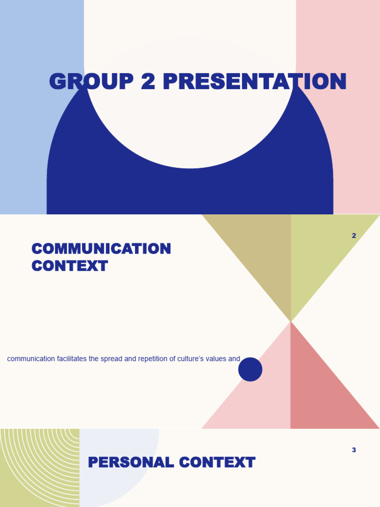 Group 2 Presentation 3 New | PDF | Communication | Nonverbal Communication