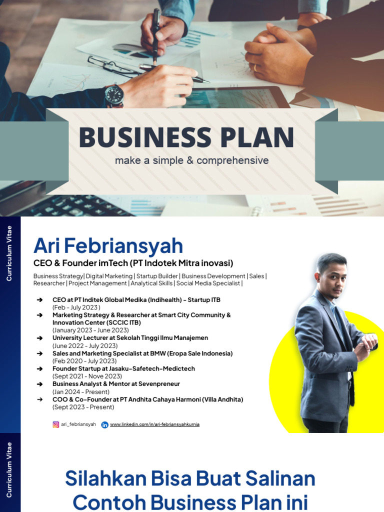 Contoh Business Plan RAMEN 2024 Ari 2 | PDF