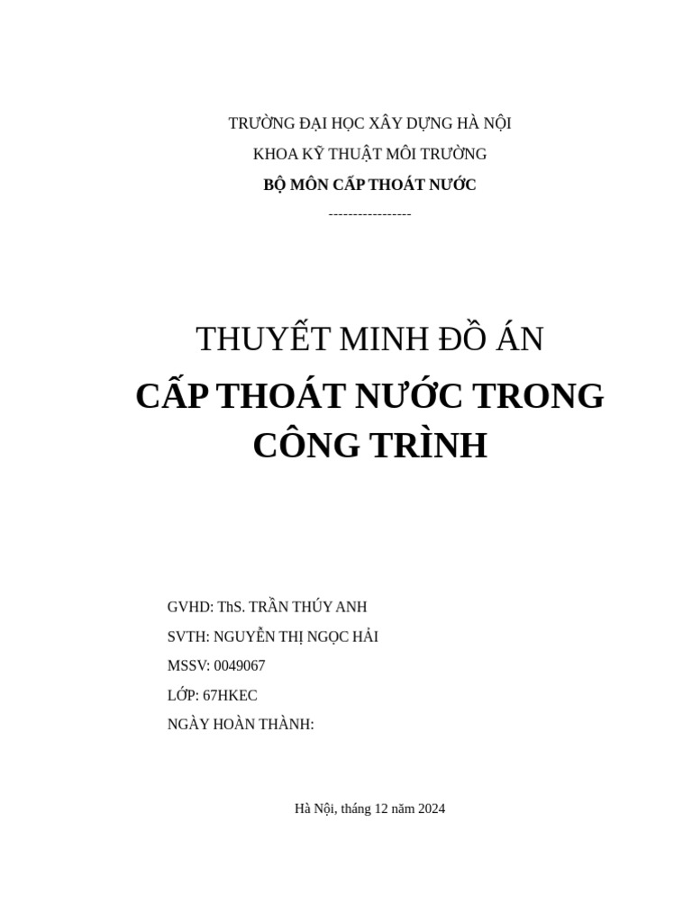 Đ Án CTN | PDF