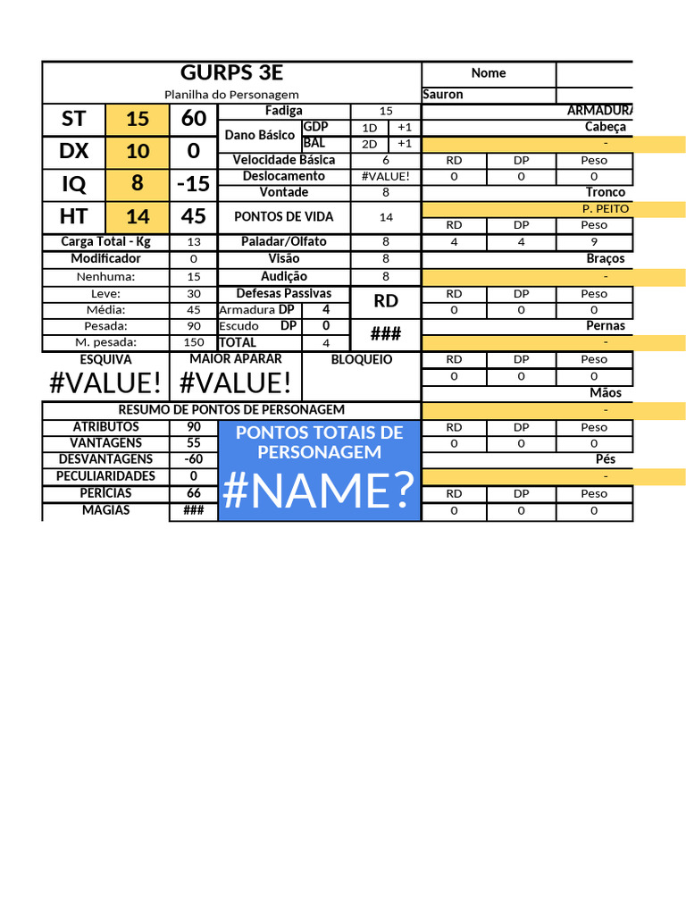 Sauron | PDF | Armas Melee