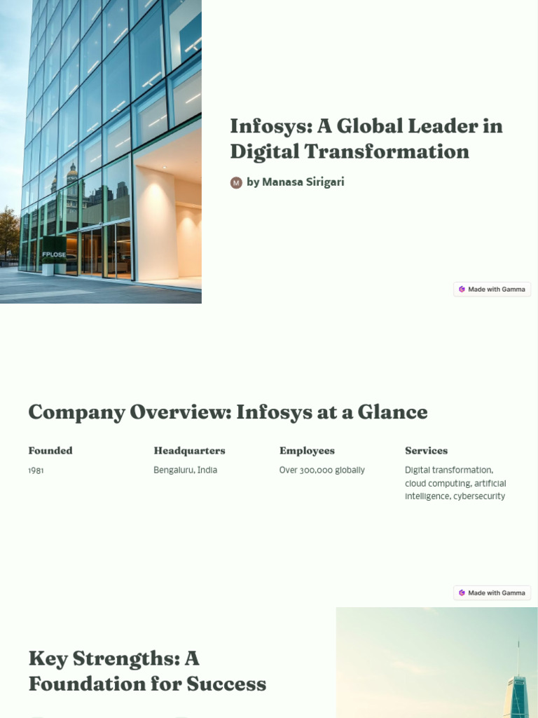 Infosys-A-Global-Leader-in-Digital-Transformation 2 Compressed | PDF ...
