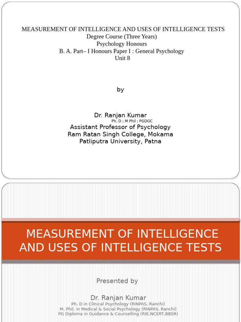 1269445982ba Part I - Paper 1-Psychology Honours - Measurement of ...