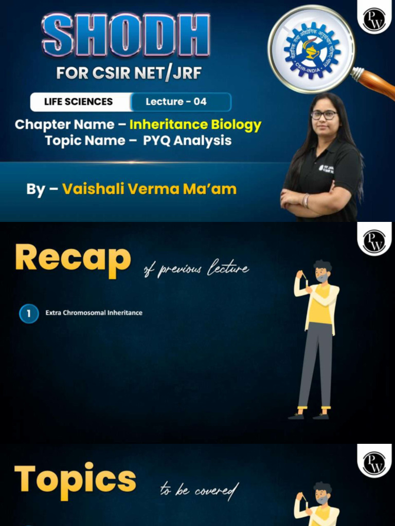 Inheritance Biology 04 - Class Notes | PDF