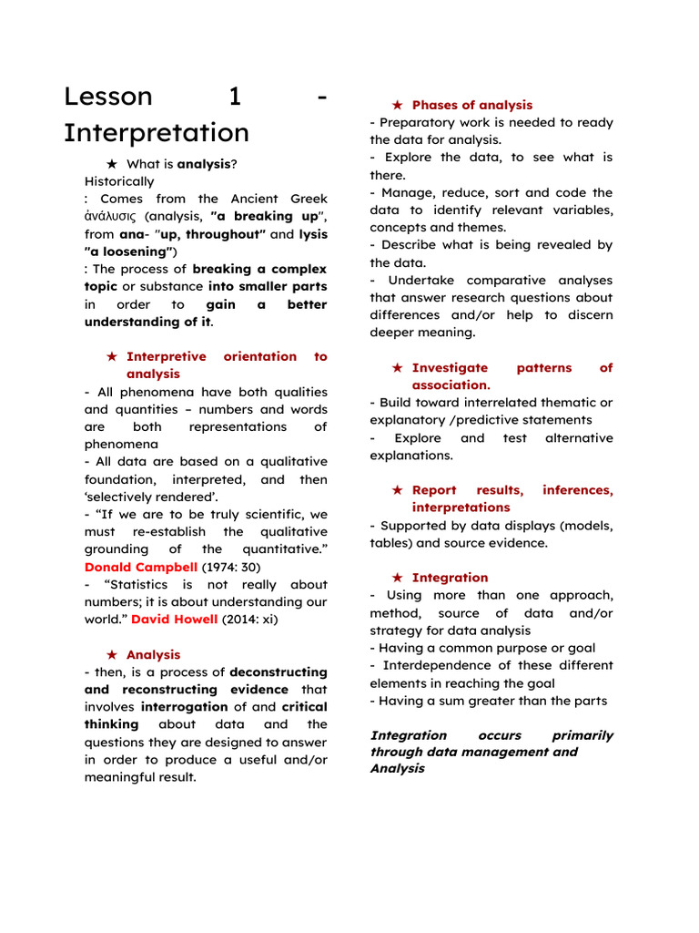 3is REVIEWER 4TH Q - Grade12 | PDF | Analysis | Qualitative Research