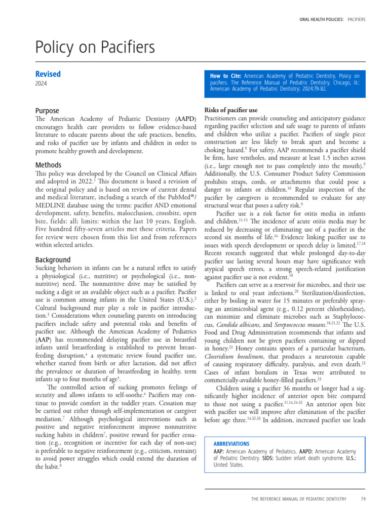 P Pacifiers | PDF | Breastfeeding | Infants