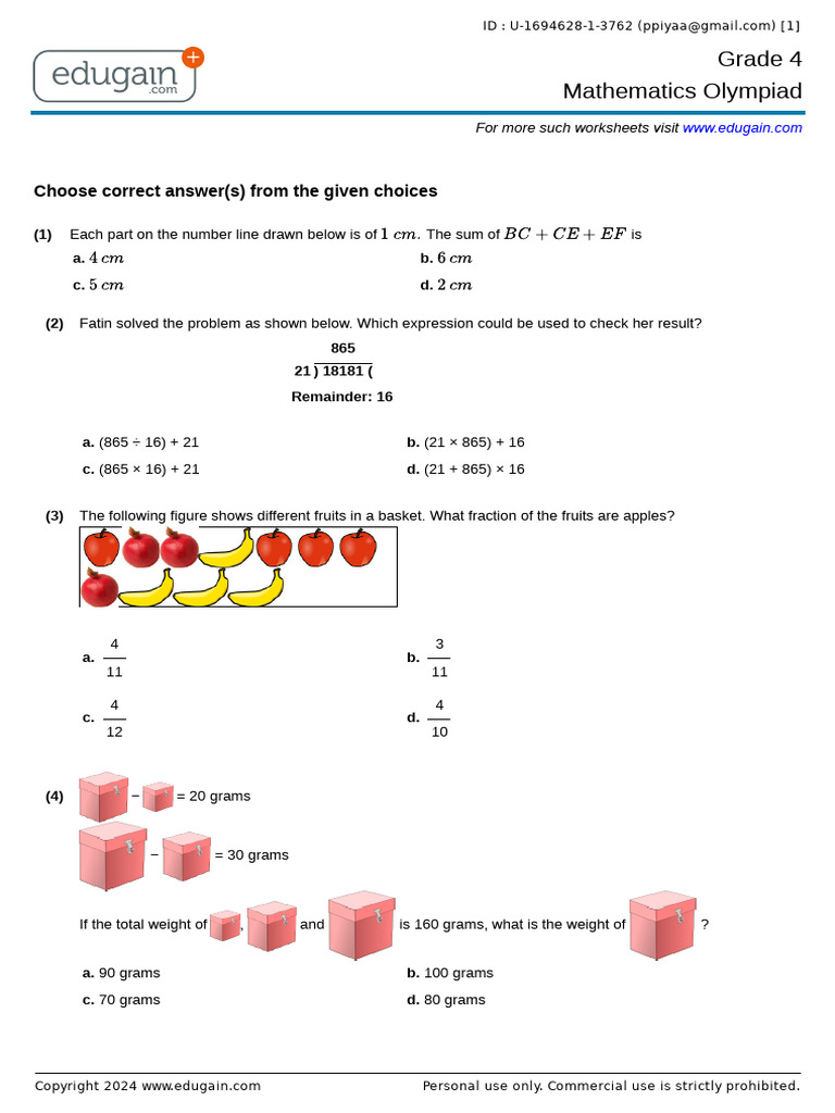Grade4-1694628-1-3762.q | PDF | Mathematics