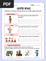 LKPD P.pancasila Kelas 4 - Aturan Di Lingkungan Sekitar | PDF