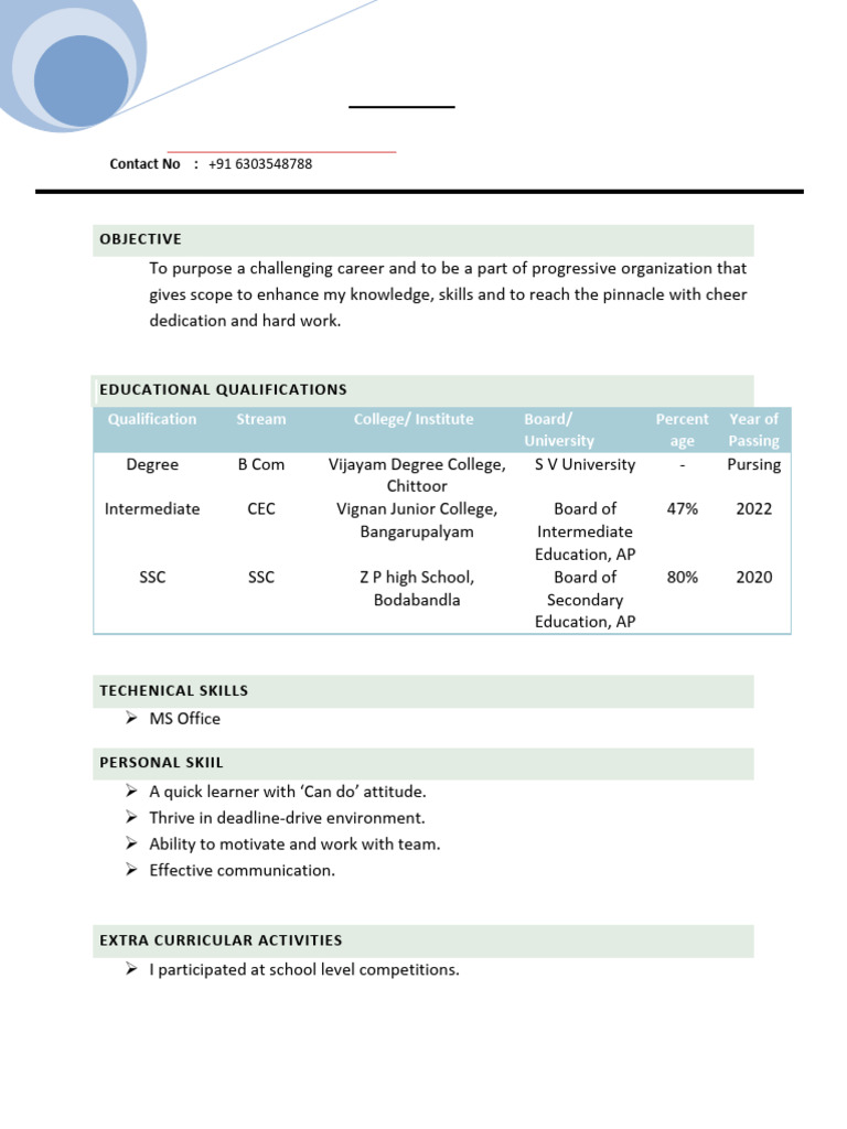 Lokesh Resume | PDF