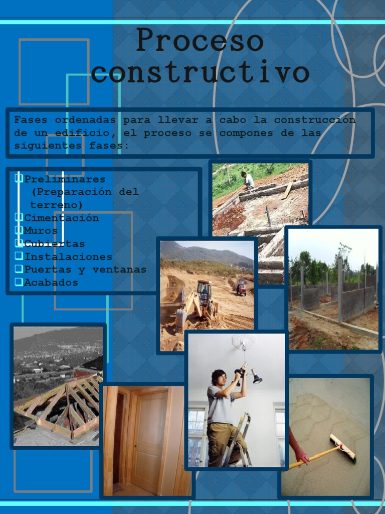 Proceso Constructivo de Una Casa | PDF | Fundación (Ingeniería) | Hormigón