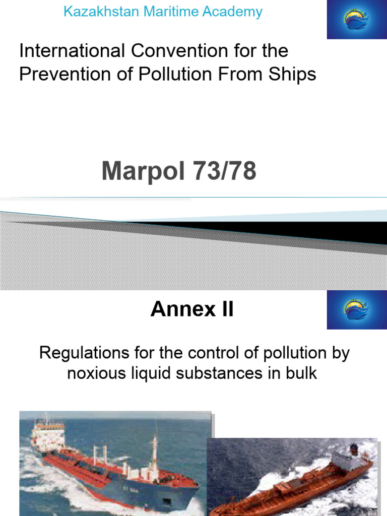 5.2 Marpol Annex II KMA - PDF | PDF | Oil Tanker | Shipping