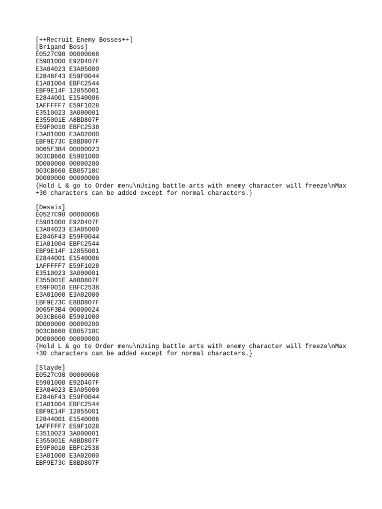 Recruit Enemy Bosses Guide | PDF