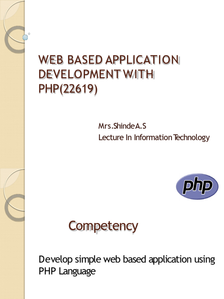 UNit 1 Expressions and Control Statements in PHP | PDF | Php | Control Flow