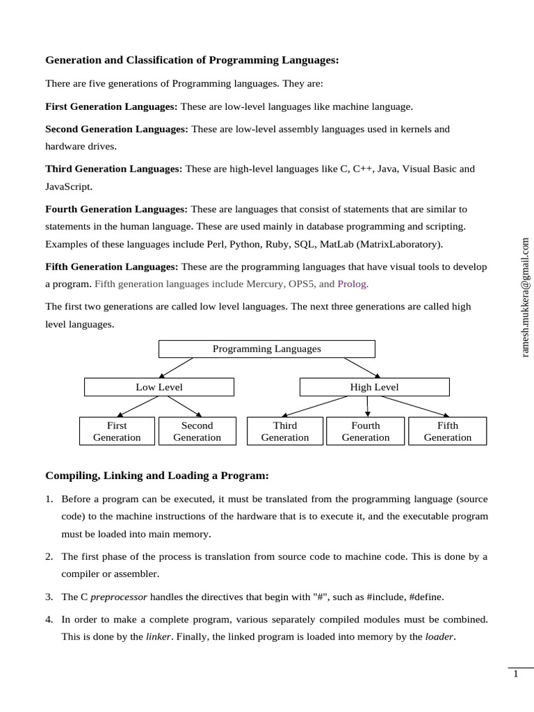 C and C++ Notes by Ram | PDF | Reserved Word | C (Programming Language)