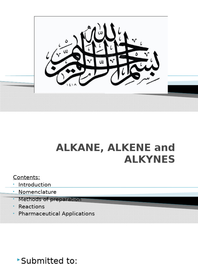 Alkanes, Alkenes, Alkynes | PDF | Alkene | Alkane