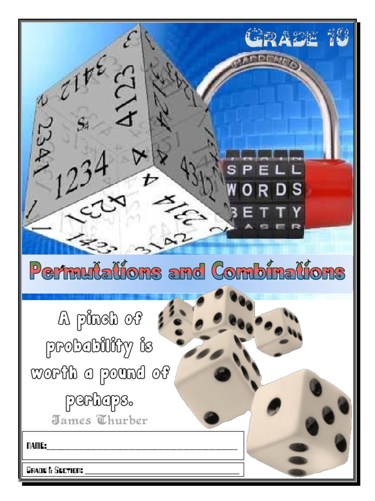 probability-module | PDF | Permutation | Mathematics