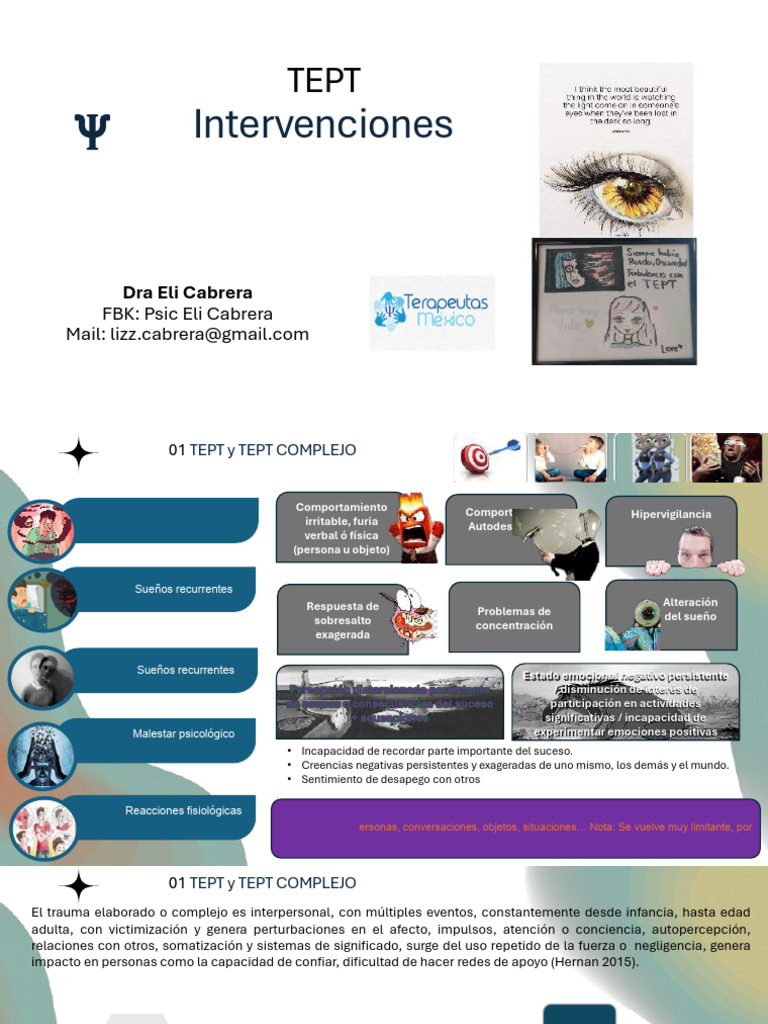 TEPT | PDF | Las emociones | Trauma psicólogico