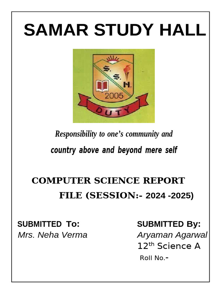 aryman csfile | PDF | Databases | Sql