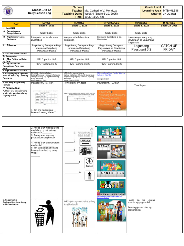 Dll-Mtbmle-Q3-Week 4 | PDF