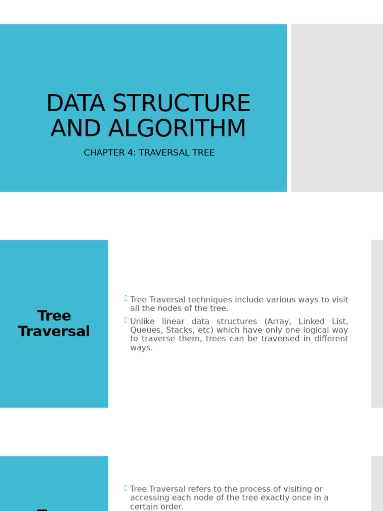 Chapter 4 - Traversal Tree | PDF