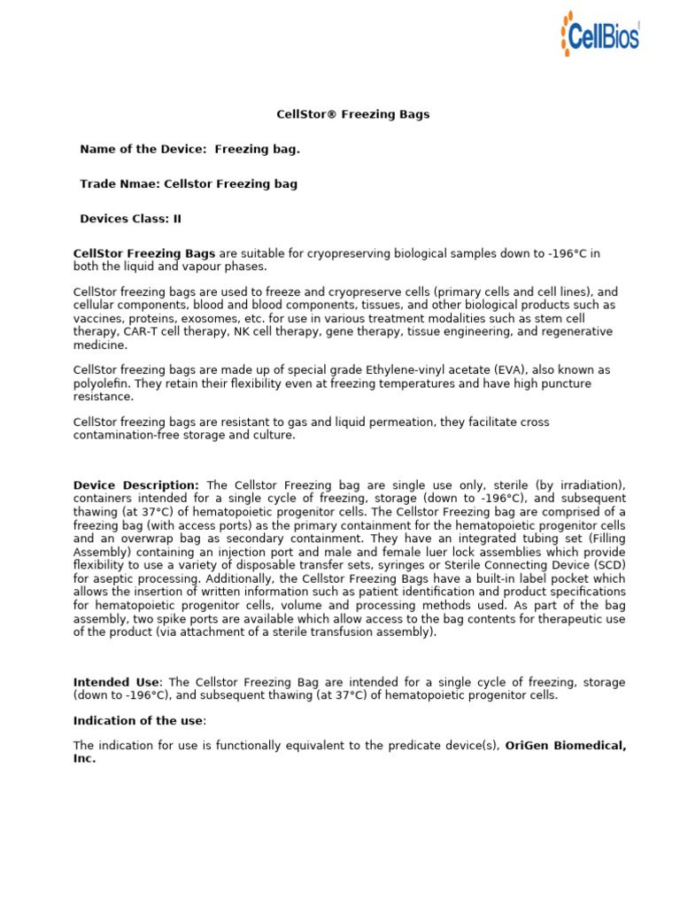 Substantial Equivalance of Freezing Bag | PDF | Polyvinyl Chloride