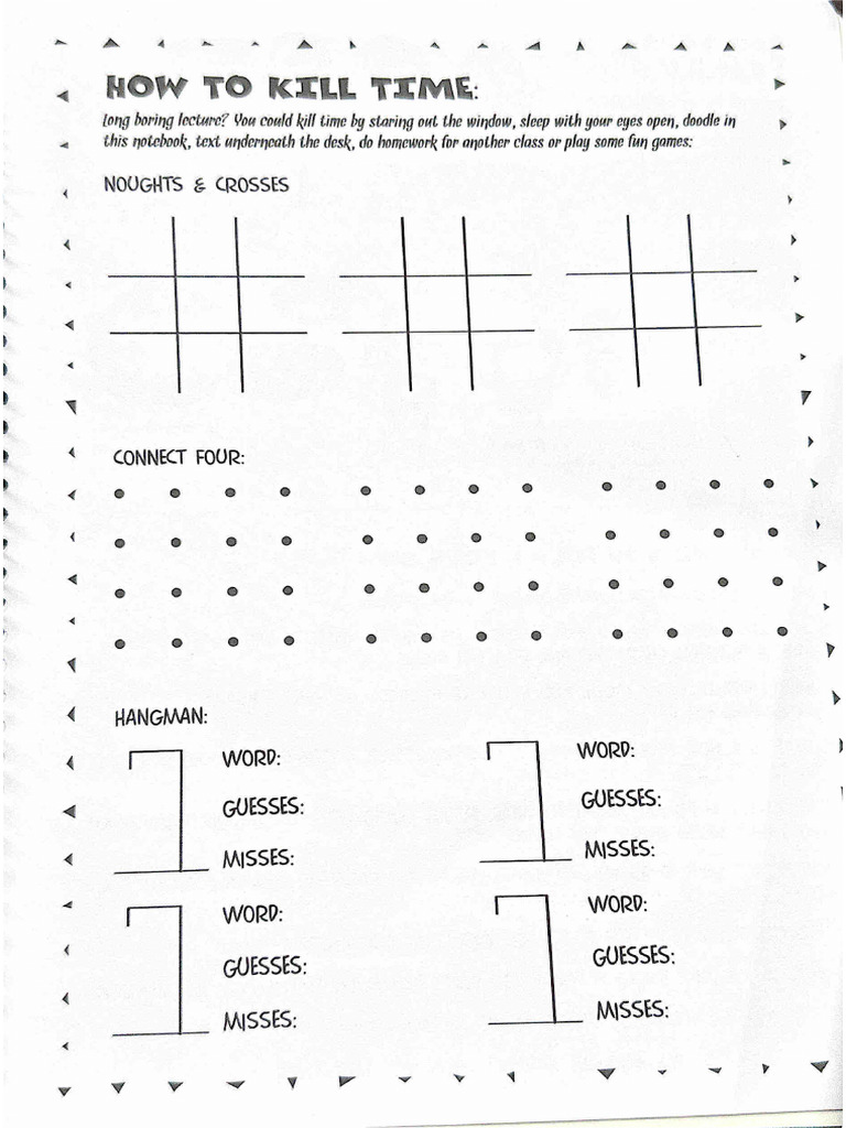 How To Kill Time v1 | PDF
