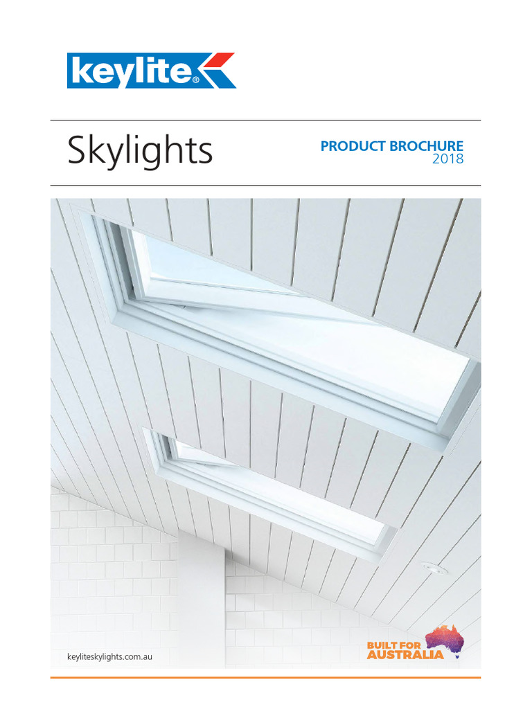 Keylite Skylights: Energy Efficient Solutions | PDF | Window | Building Insulation