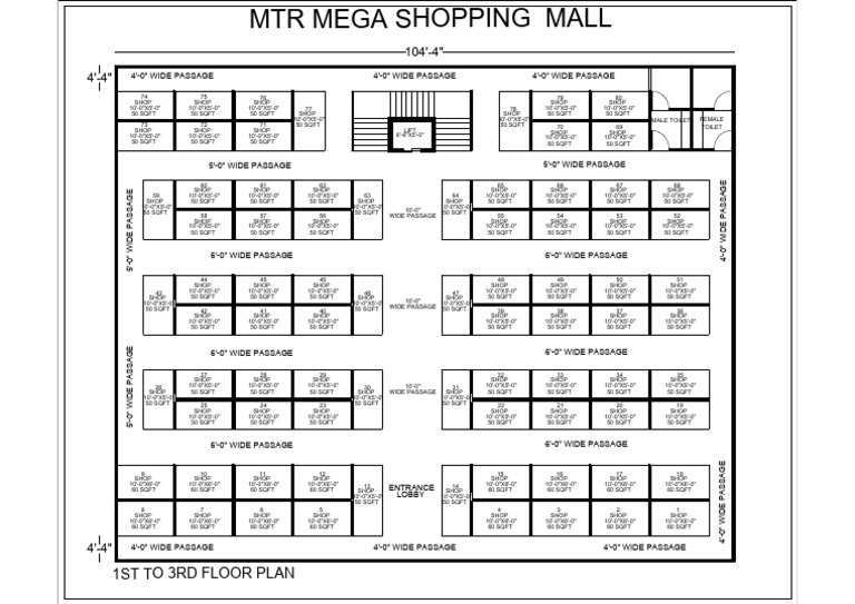 Mtr Mega Shopping Mall 1 to 3rd Floor | PDF
