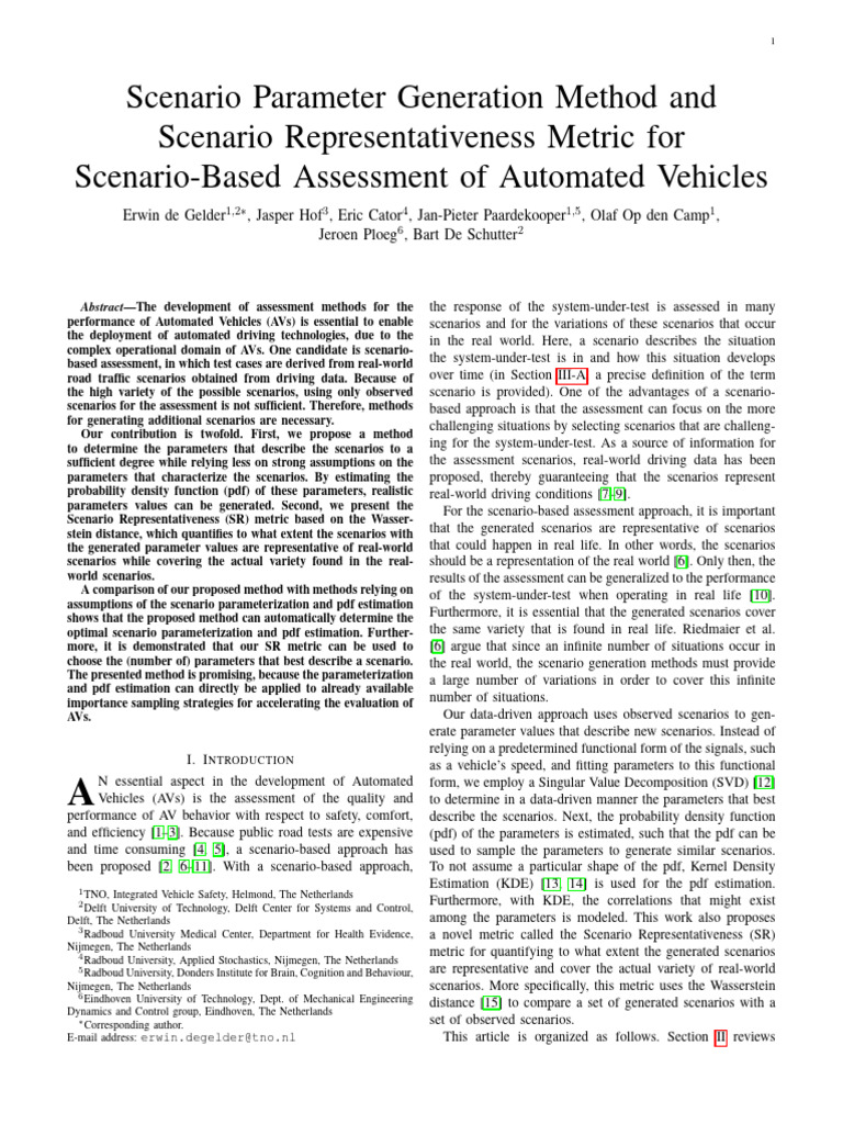 Scenario Parameter Generation Method And | PDF | Matrix (Mathematics) | Principal Component Analysis