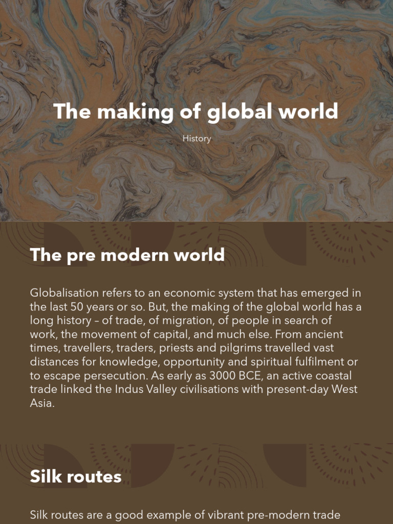The Making of Global World | PDF
