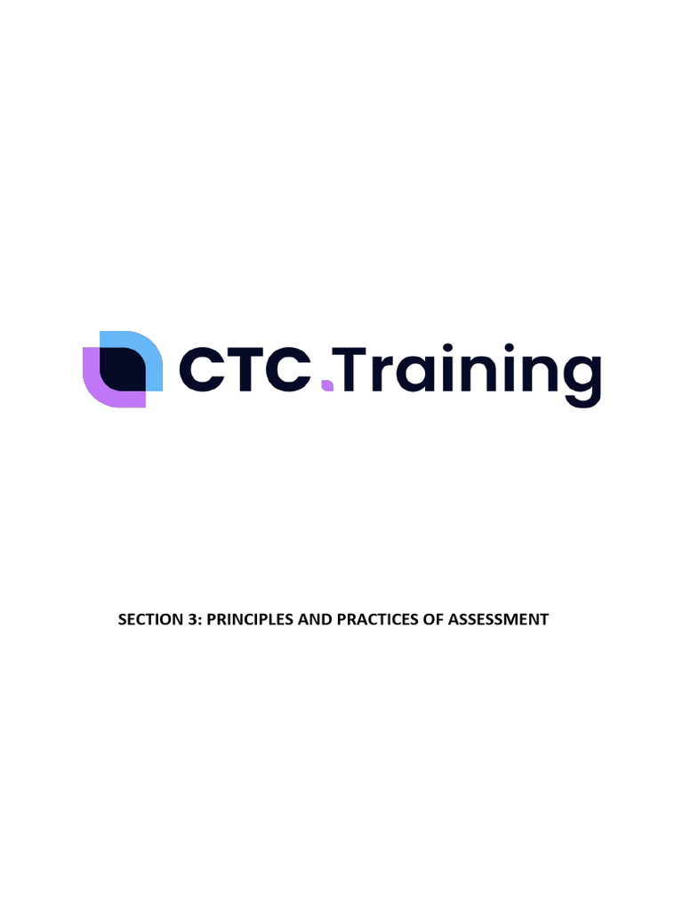 Principles and Practices of Assessment | PDF | Educational Assessment ...