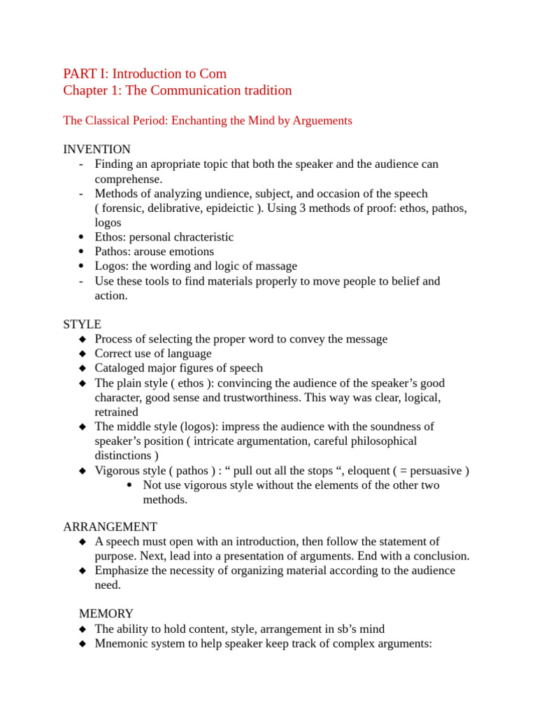 Thinking Through Communication | PDF | Rhetoric | Public Speaking