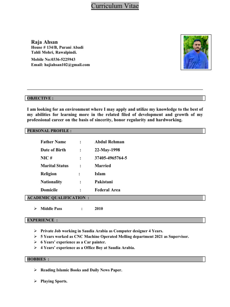 CV Adnan Raja Ahsan-2(1) (1) | PDF