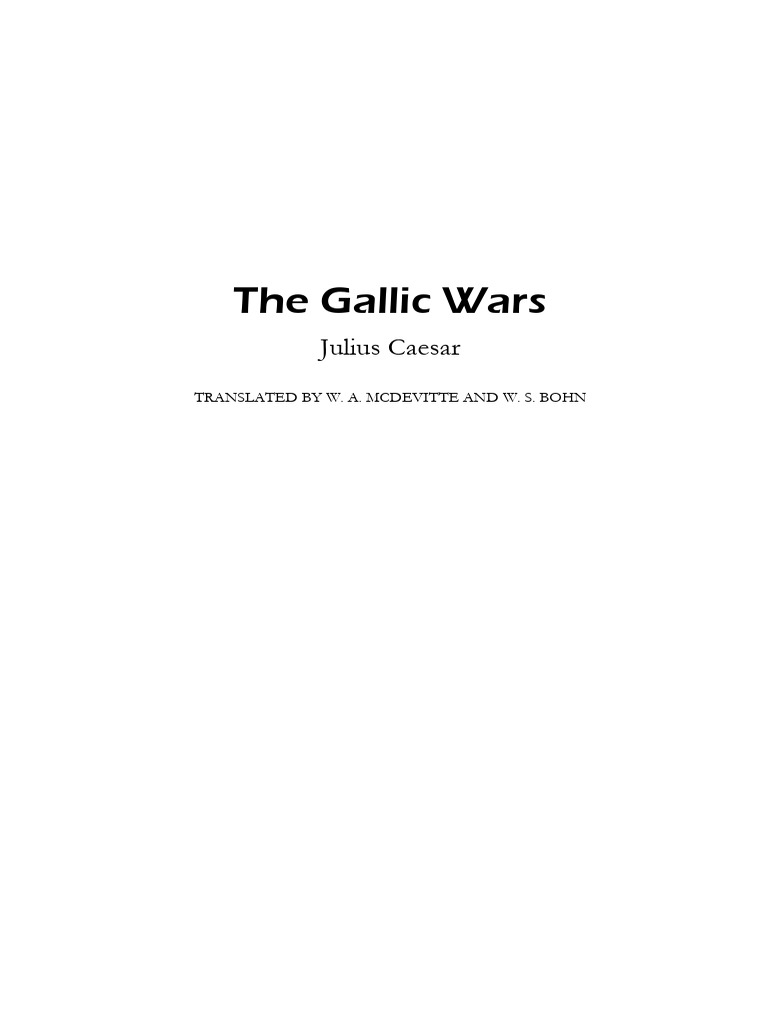 Gallic War Caesar | PDF | Gallic Wars | Gaul