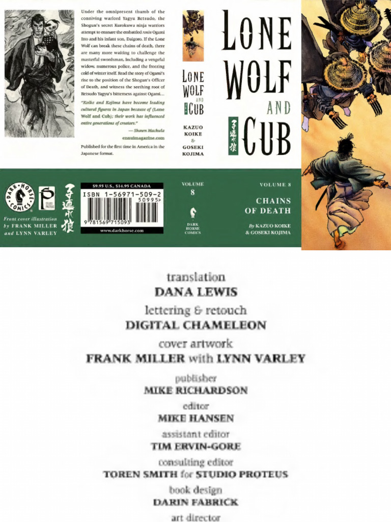 Lone Wolf and Cub Vol. 08 - Chains of Death | PDF | Ninja | Japanese ...