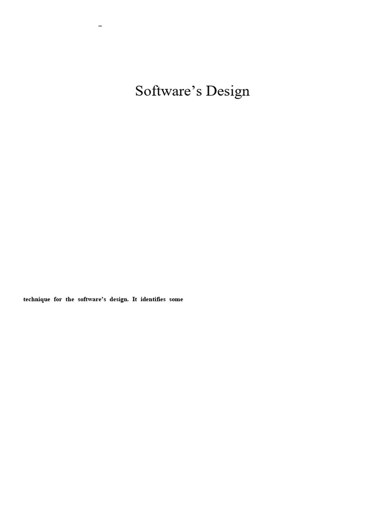An Efficient Software Methodology With Structured Decision-Making Technique For The Software's ...