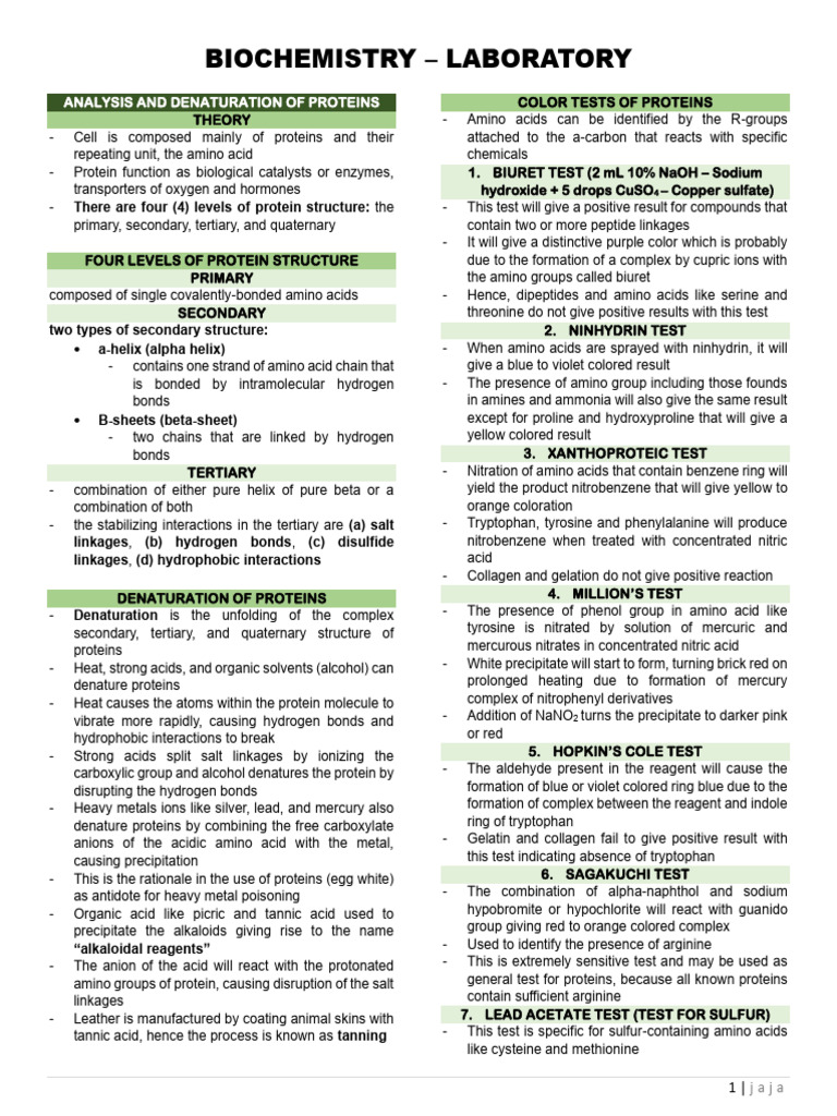 Biochem Laboratory - Midterm | PDF | Carbohydrates | Glucose