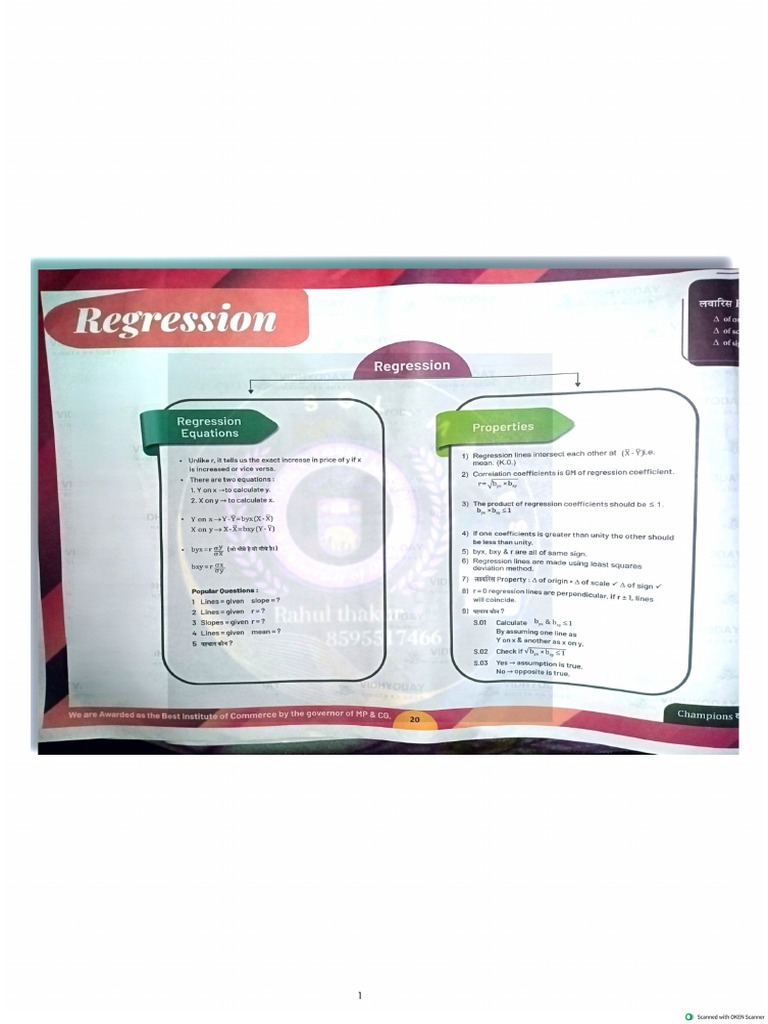 Business Statistics Formula Sheets | PDF